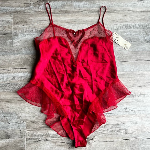 delicates | Intimates & Sleepwear | Vintage Nwt Silky Lace Valentines ...